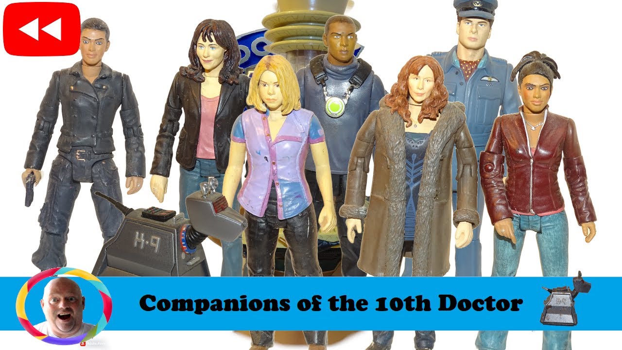 Dr Who Companions of the 10th Doctor Figure Set Review - YouTube