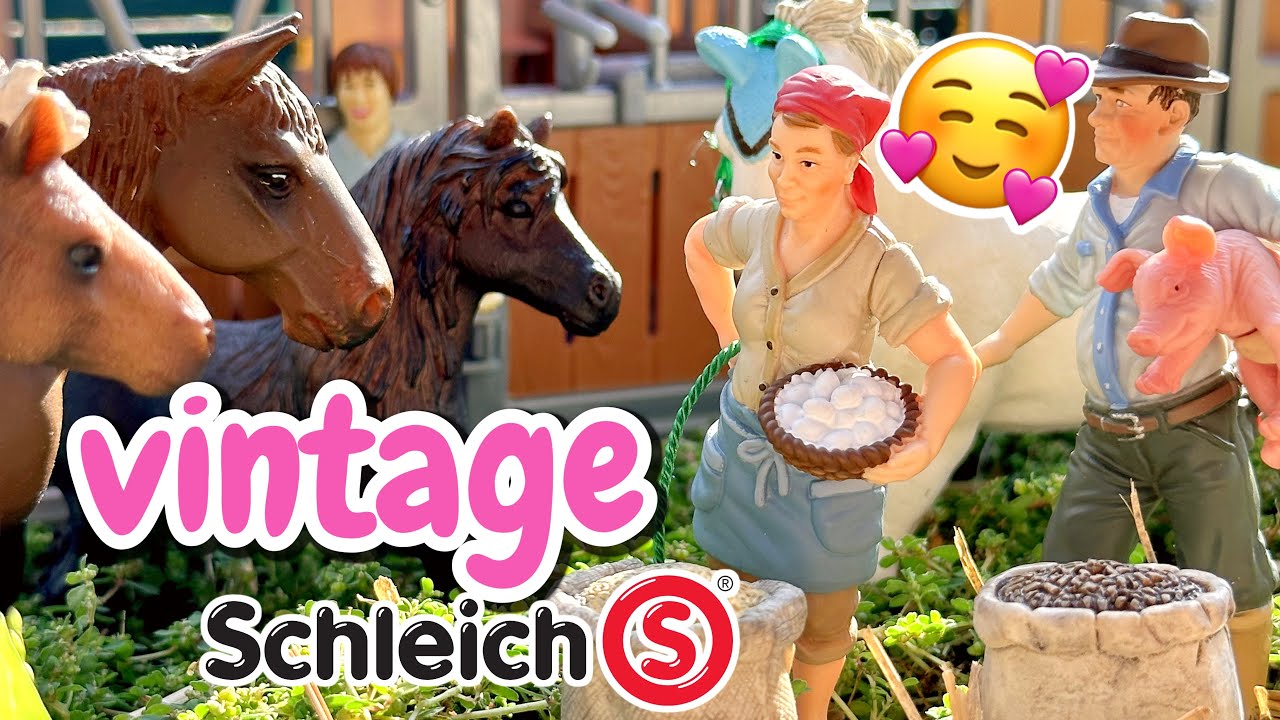 Unboxing RARE VINTAGE Schleich Horses! - YouTube