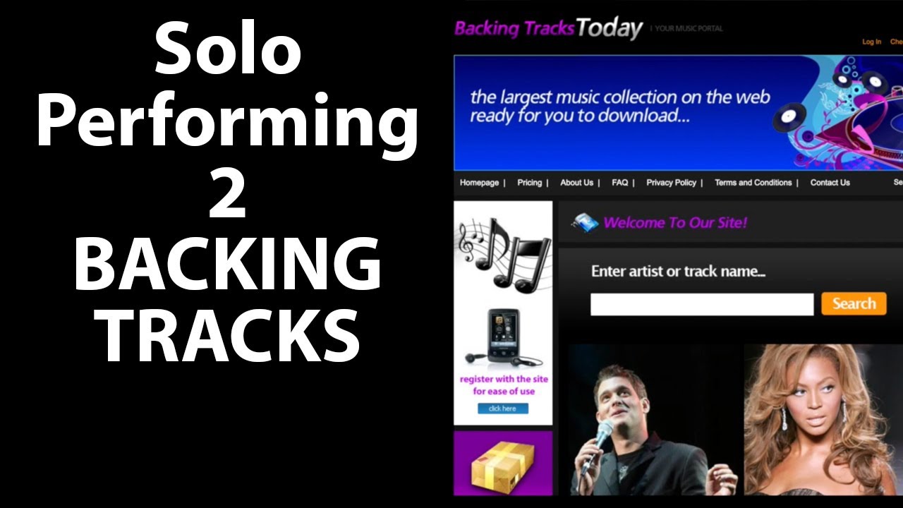 Solo Performing 2 - Using Backing Tracks - YouTube