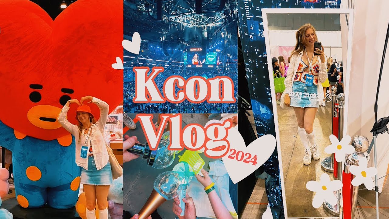 KCON LA 2024 💕 a weekend of kpop, meeting friends, dancing, kpop ...