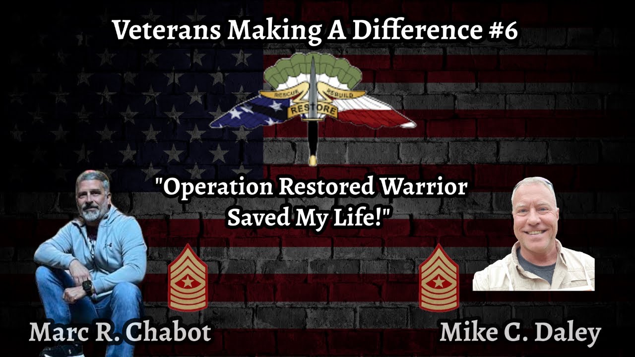 It Saved My Life! Sergeant Major Daley From Operation Restored Warrior ...