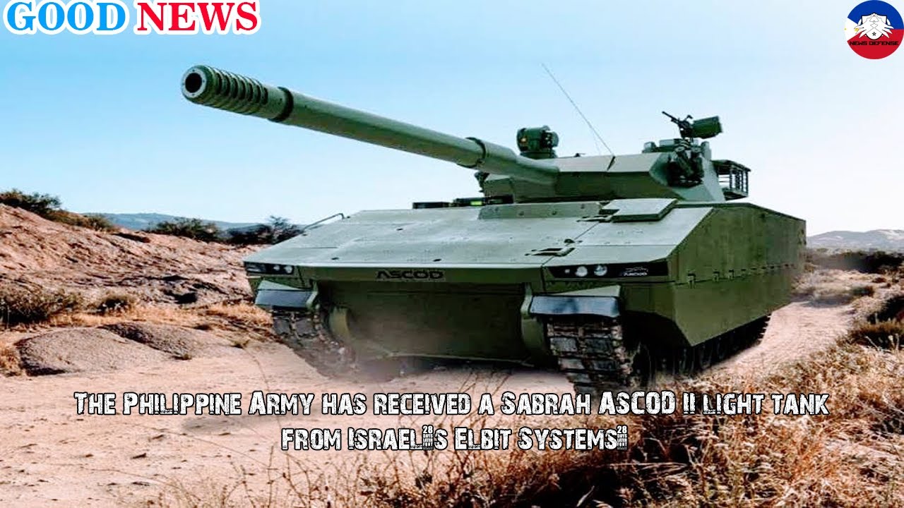 Philippine Army has received a Sabrah ASCOD II light tank from Israel ...