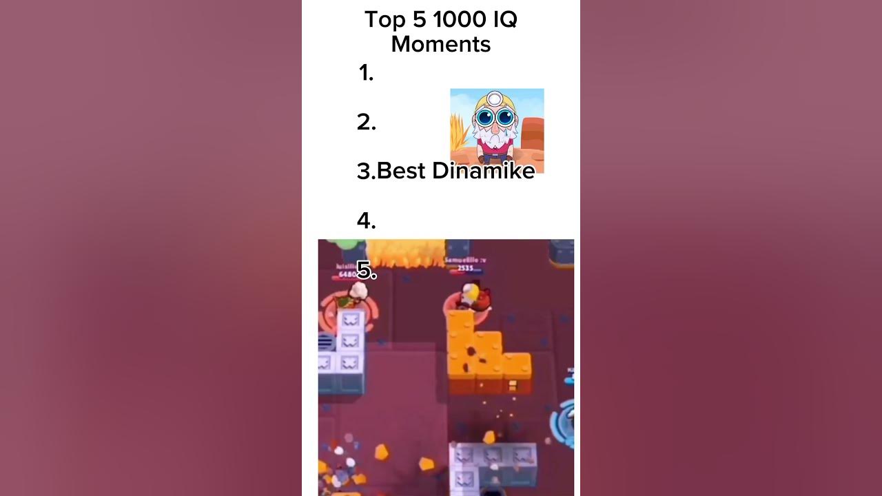 TOP 5 1000 IQ MOMENTS #brawlstars - YouTube