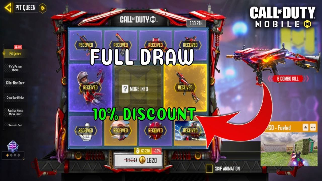 10% Discount! Buying New Legendary ISO - Fueled in COD Mobile | Pit ...
