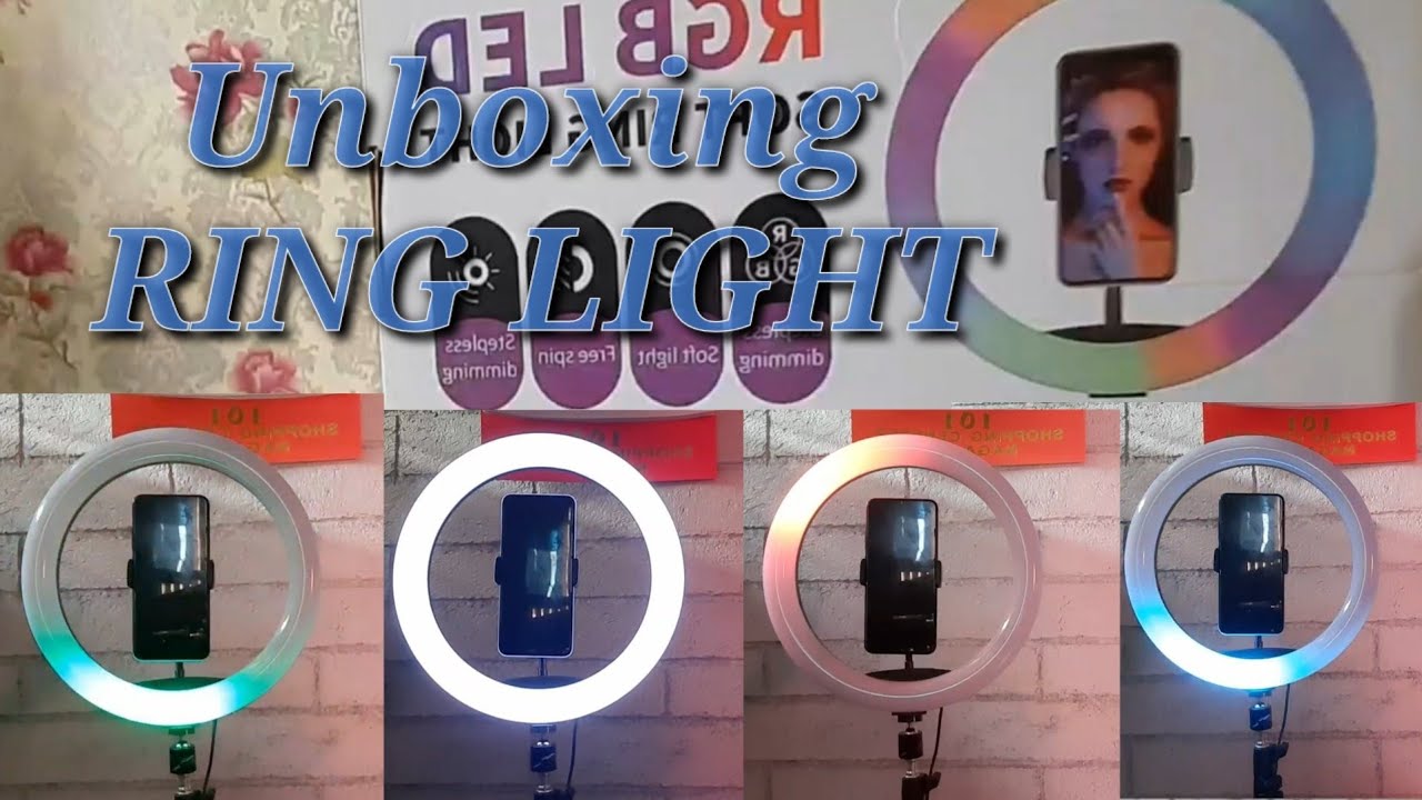 🗨Unboxing Best LED RING LIGHT for Vlogging - YouTube