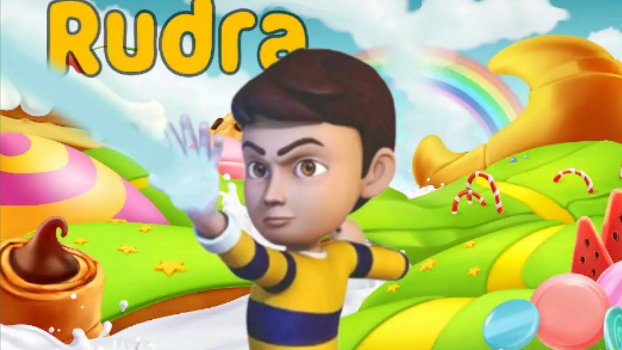 Amazing rudra cartoon game /With rudra song - YouTube