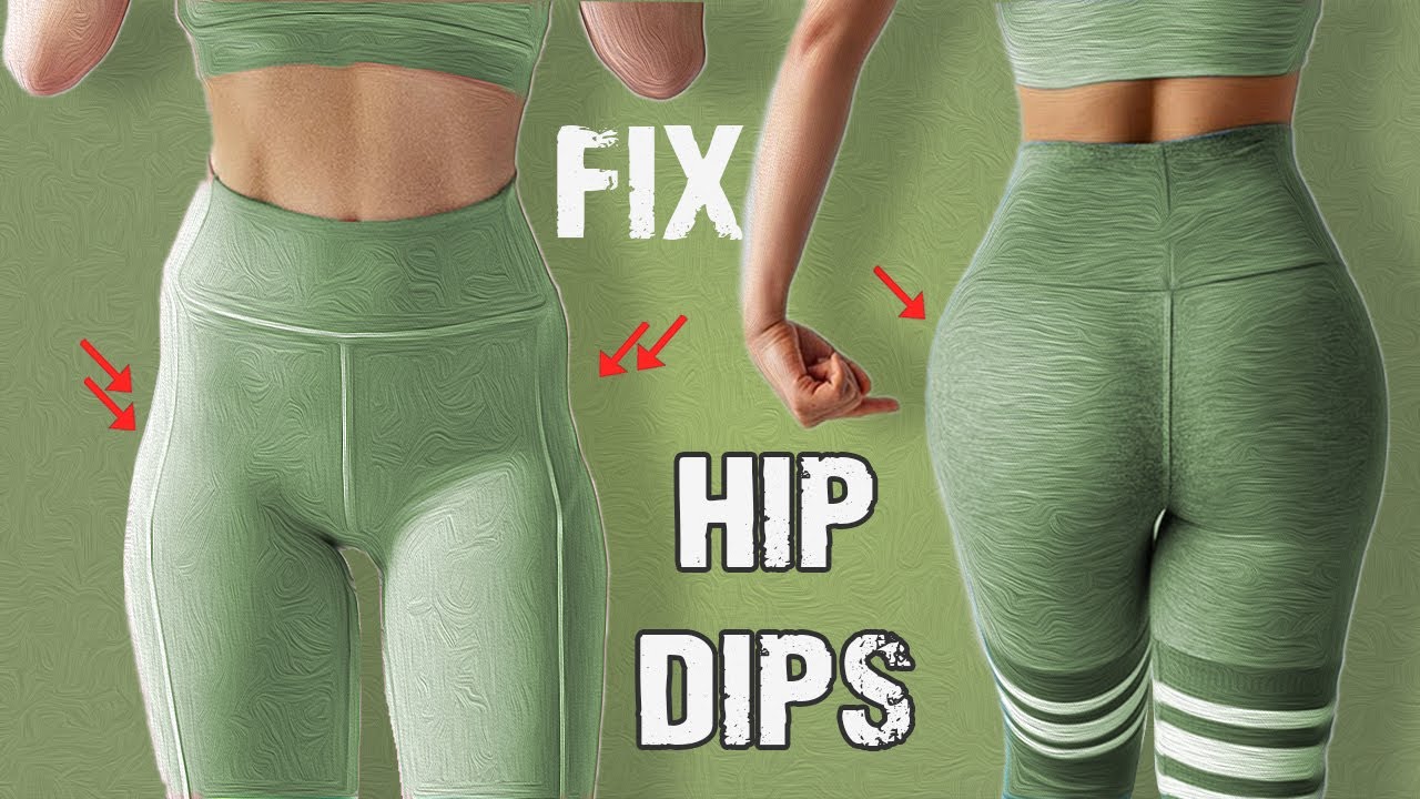 How To Hip Dips, 18 Min Side Booty Exercises At Home - YouTube