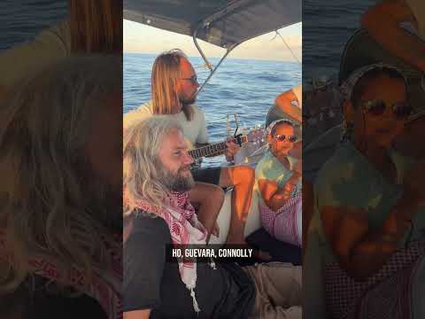 Keeping the little flame alive on our way to Gaza with @GlobalSumudFlotilla