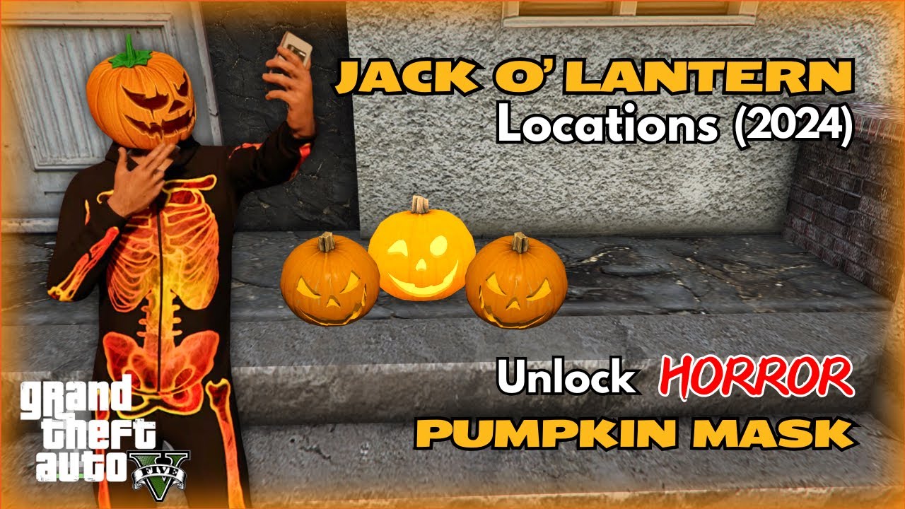 *NEW* How To UNLOCK The HORROR PUMPKIN MASK In GTA 5 Online | Jack O ...