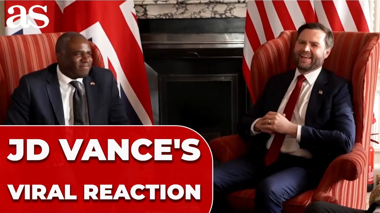 JD VANCE reacts with VIRAL LAUGH to Trump’s 2028 election forecast ...