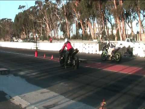 2007 Yamaha R1 - Drag Race - YouTube