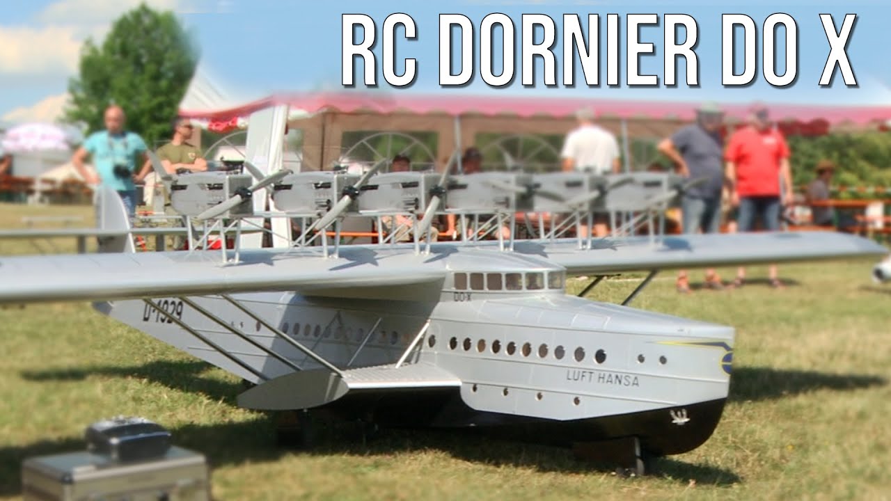Fantastic! Unique Scale Model! Huge RC Plane Dornier Do X Flies Great ...