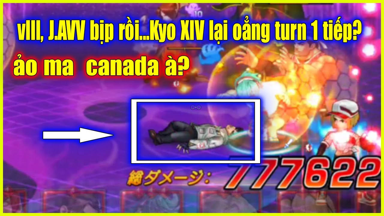 KOF'98UMOL - vlll, J.AVV lại bịp à? Kyo XIV lại o.ẳng turn 1 tiếp sau ...
