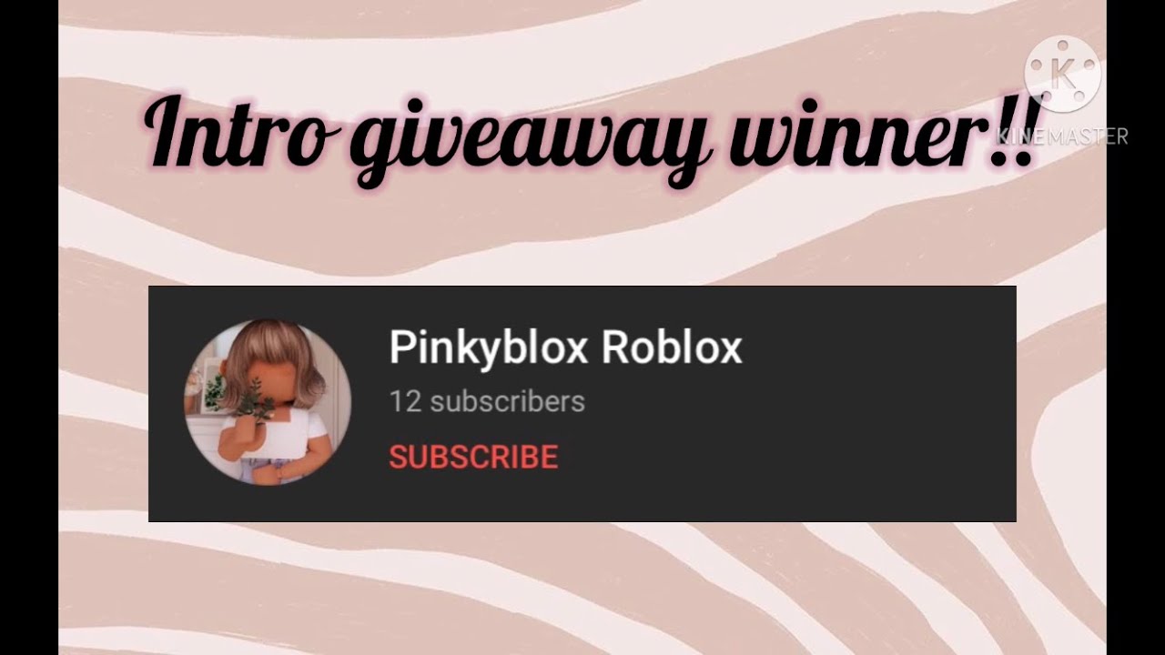 INTRO GIVEAWAY WINNER - YouTube