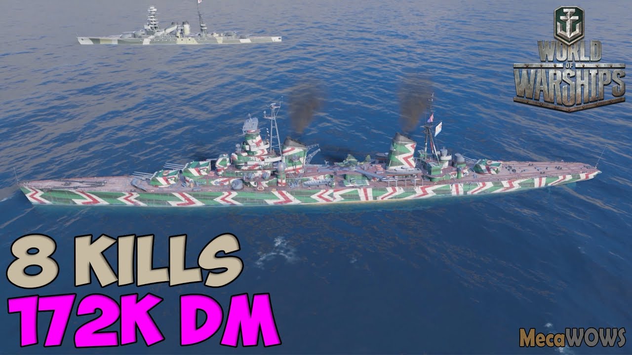 World of WarShips | Budyonny | 8 KILLS | 172K Damage - Replay Gameplay ...