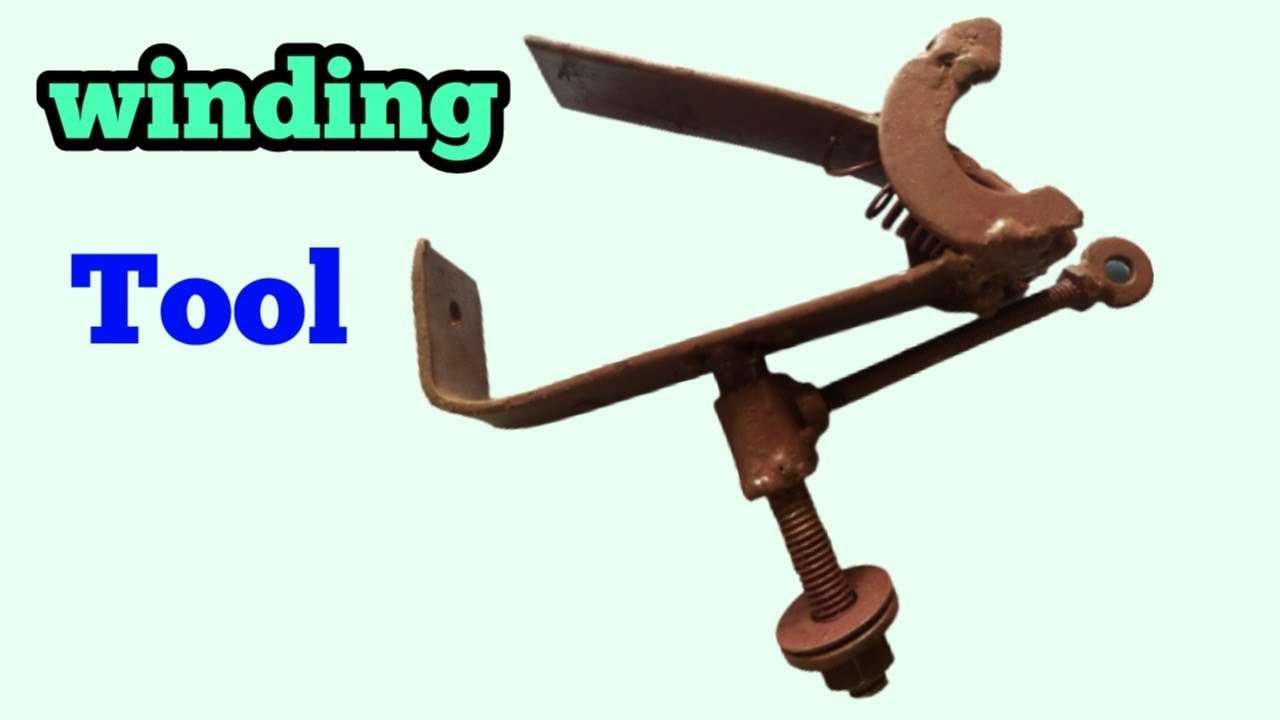 Winding is very easy when using this tool /winding core sitting tool ...