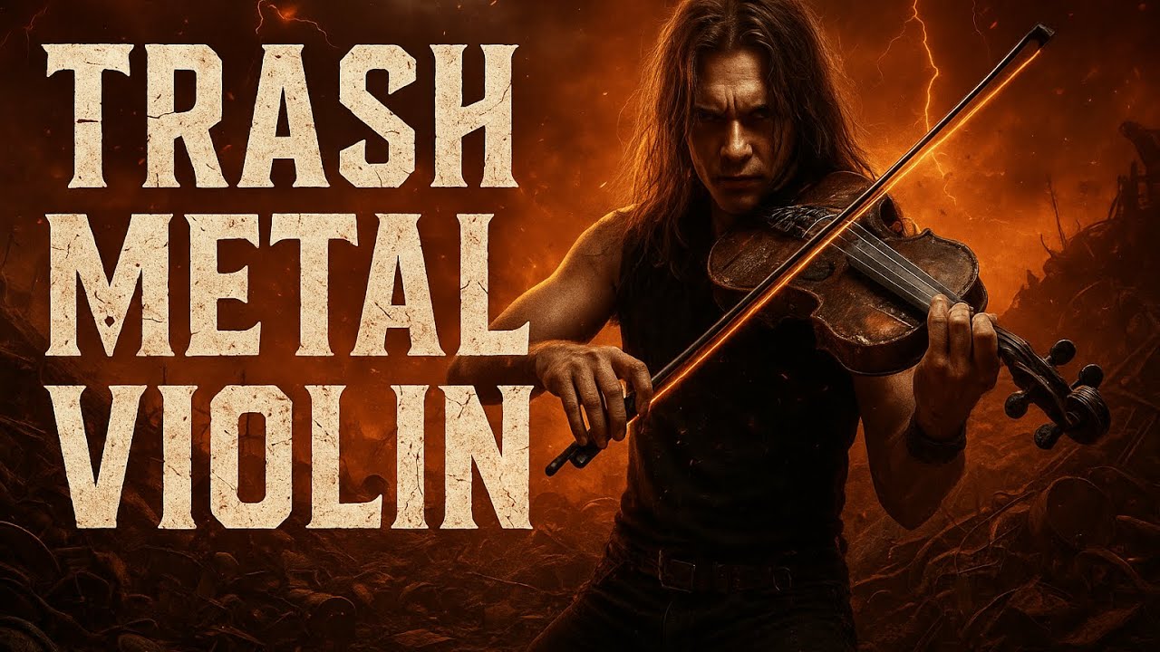 Trash Metal Violin Shredding Strings & Thrashing Riffs - YouTube