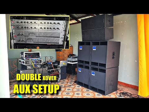 Testing Double Crossover Aux Setup & Soundcheck - YouTube