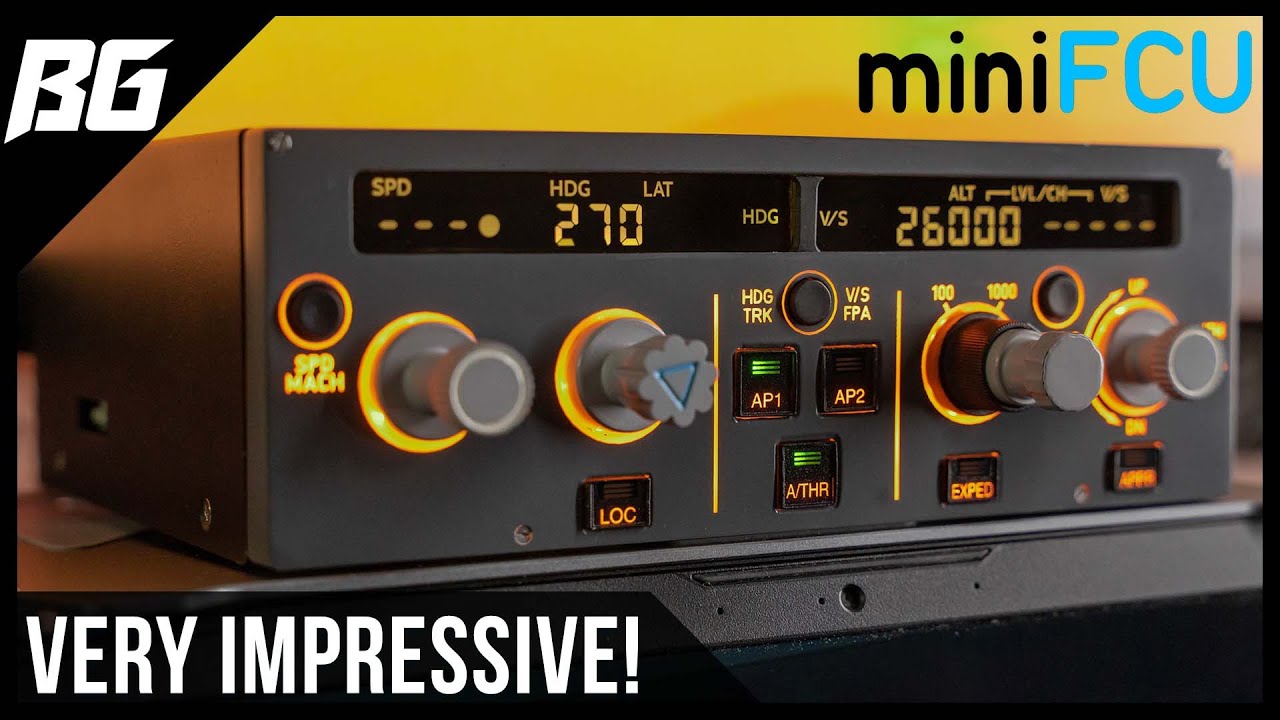 New Affordable Autopilot Panel for Flight Sim | miniFCU | FIRST LOOK ...