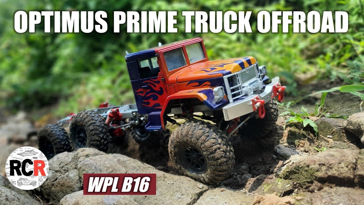 RC OPTIMUS PRIME WPL B16 6X6 OFFROAD - YouTube