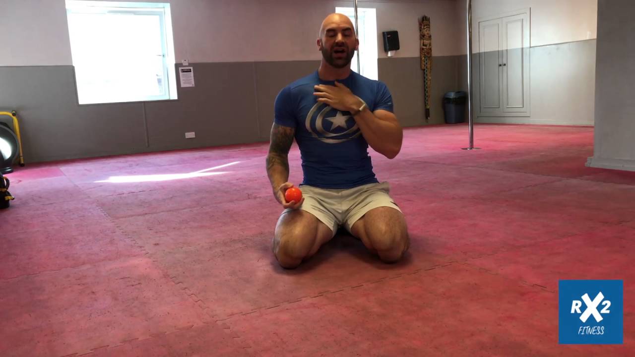 Pec Minor Release with Hockey/Tennis Ball - YouTube