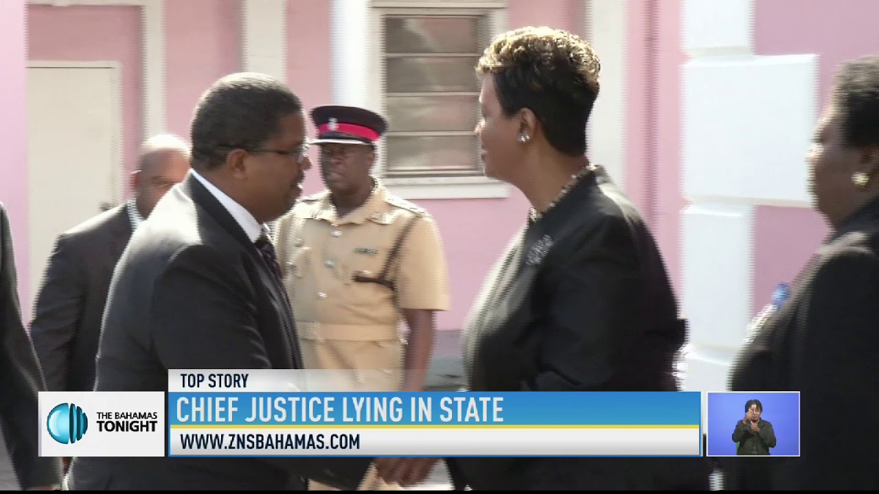 CHIEF JUSTICE ISAACS LYING IN STATE - YouTube