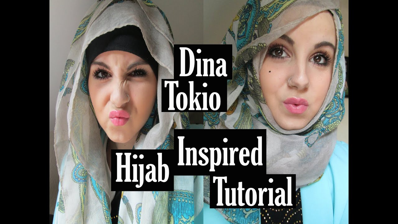 Dinatokio Hijab Inspired Tutorial! | Aminachebbi - YouTube
