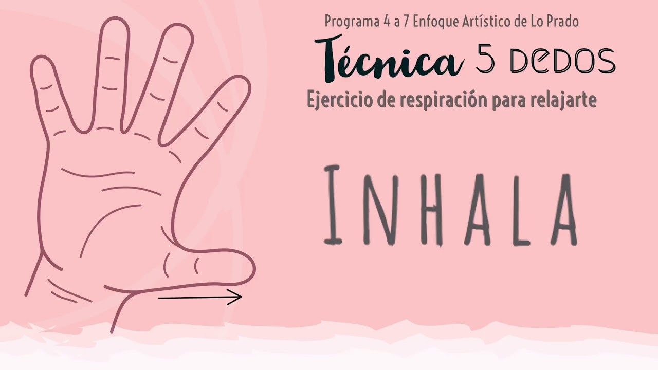 Técnica 5 dedos. Ejercicio de Respiración para Relajarte - YouTube