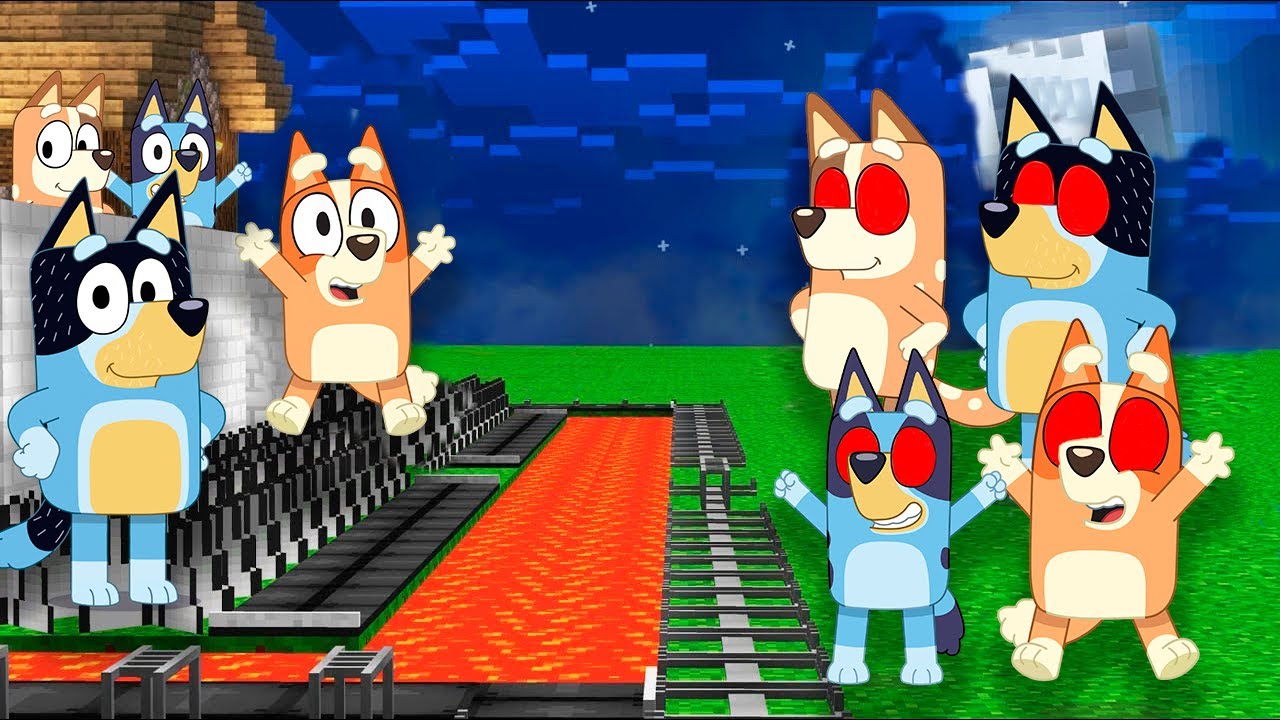 Evil Bluey Family vs Most Secure Tower in Minecraft - YouTube