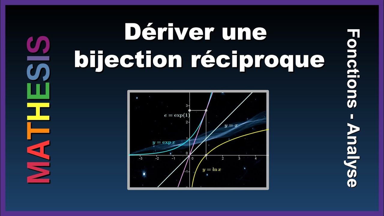 Dérivation d'une fonction inverse & de l'exponentielle à partir du ...