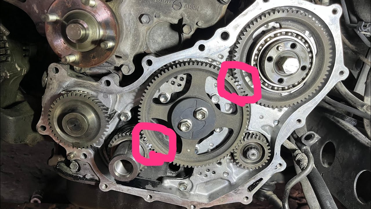 Toyota coaster 1HZ engine timing marks - YouTube