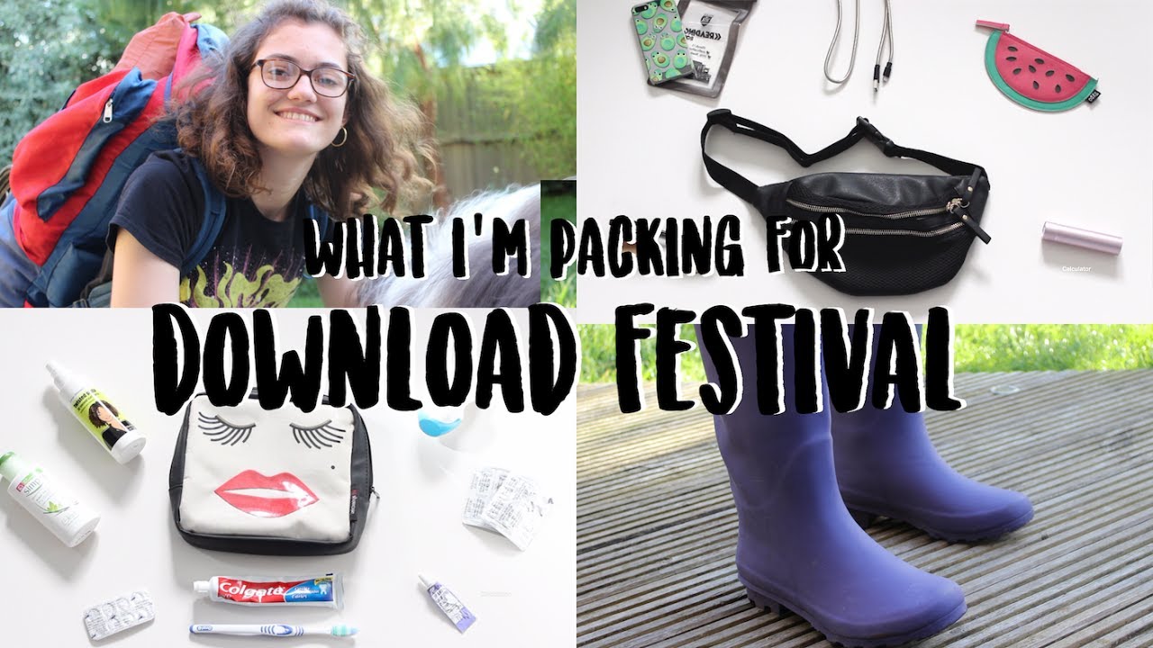 What I'm Packing For Download Festival - YouTube