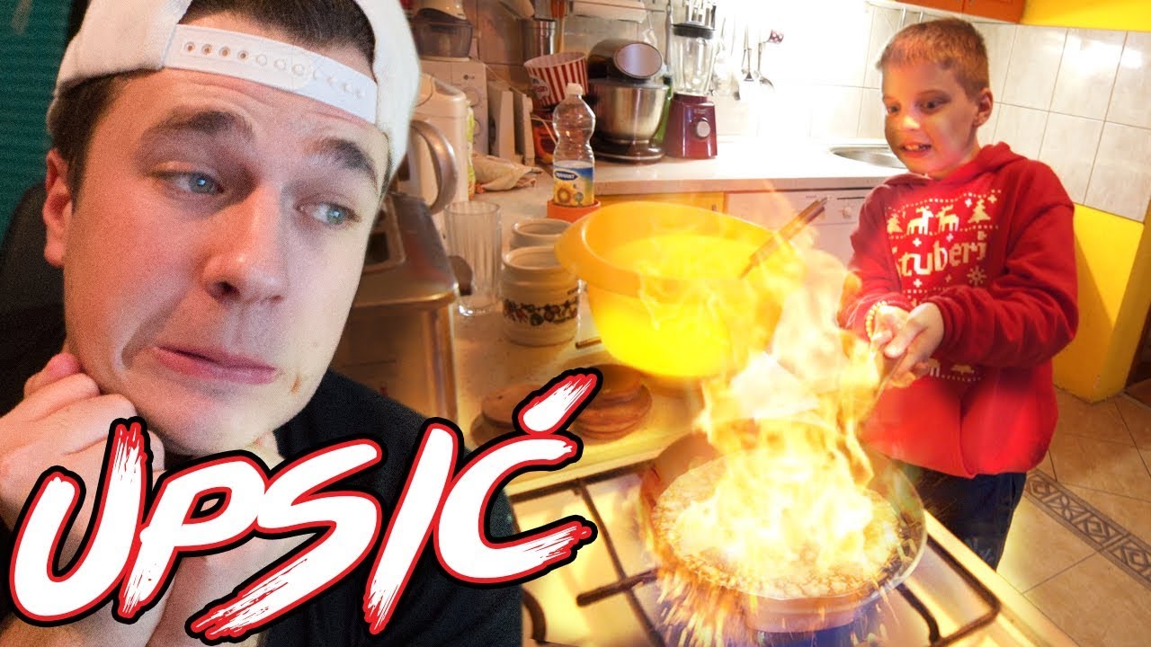 LUKA PRVI PUT PEČE PALAČINKE! - YouTube