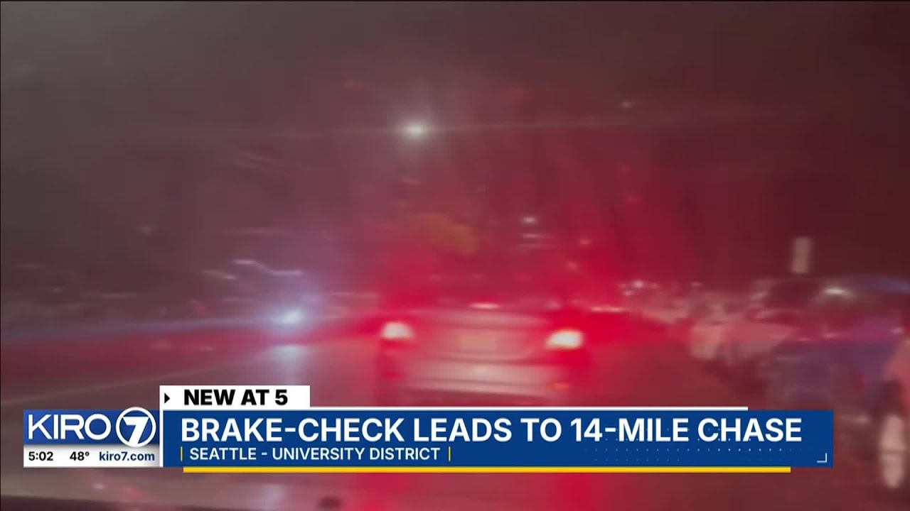 Caught on Camera: Break-check leads to chase in Seattle's U-District ...