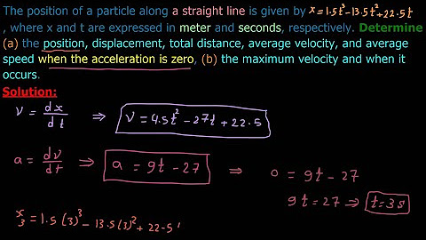 Kinematics of Particles | Rectilinear Motion | Dynamics | Engineering Mechanics | [Arabic] - YouTube