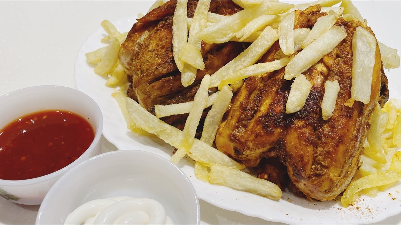 Lahori Chargha Recipe By Rukhsana | Chicken Steam Plus Fry Roast ...