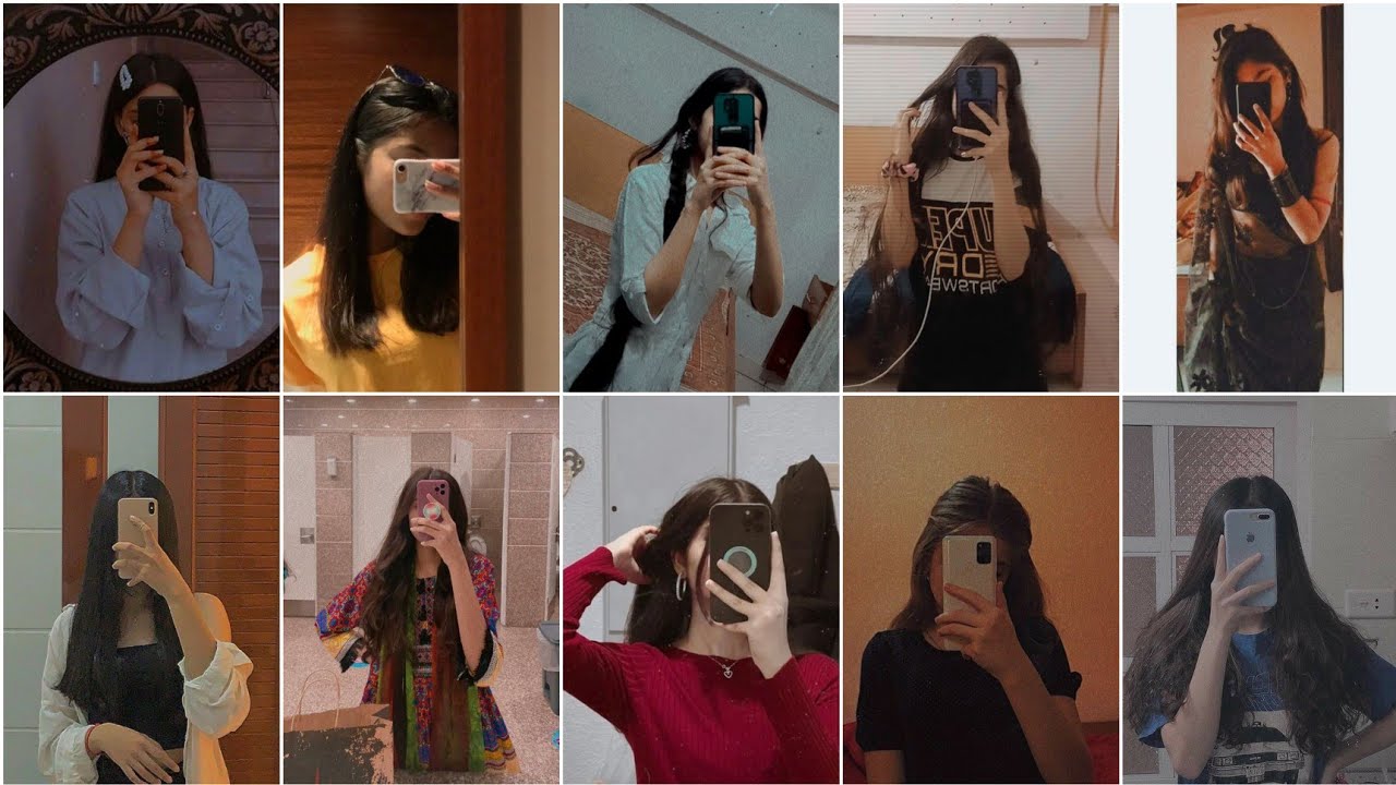 Stylish Mirror Girls Selfie Dp pic | Mirror selfie dpz | Mirror Girls Selfie photo |Girls dp/dpz ...