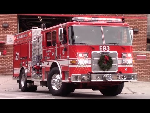 *HOLIDAY SPECIAL* LAFD Engine 93 Responding - YouTube