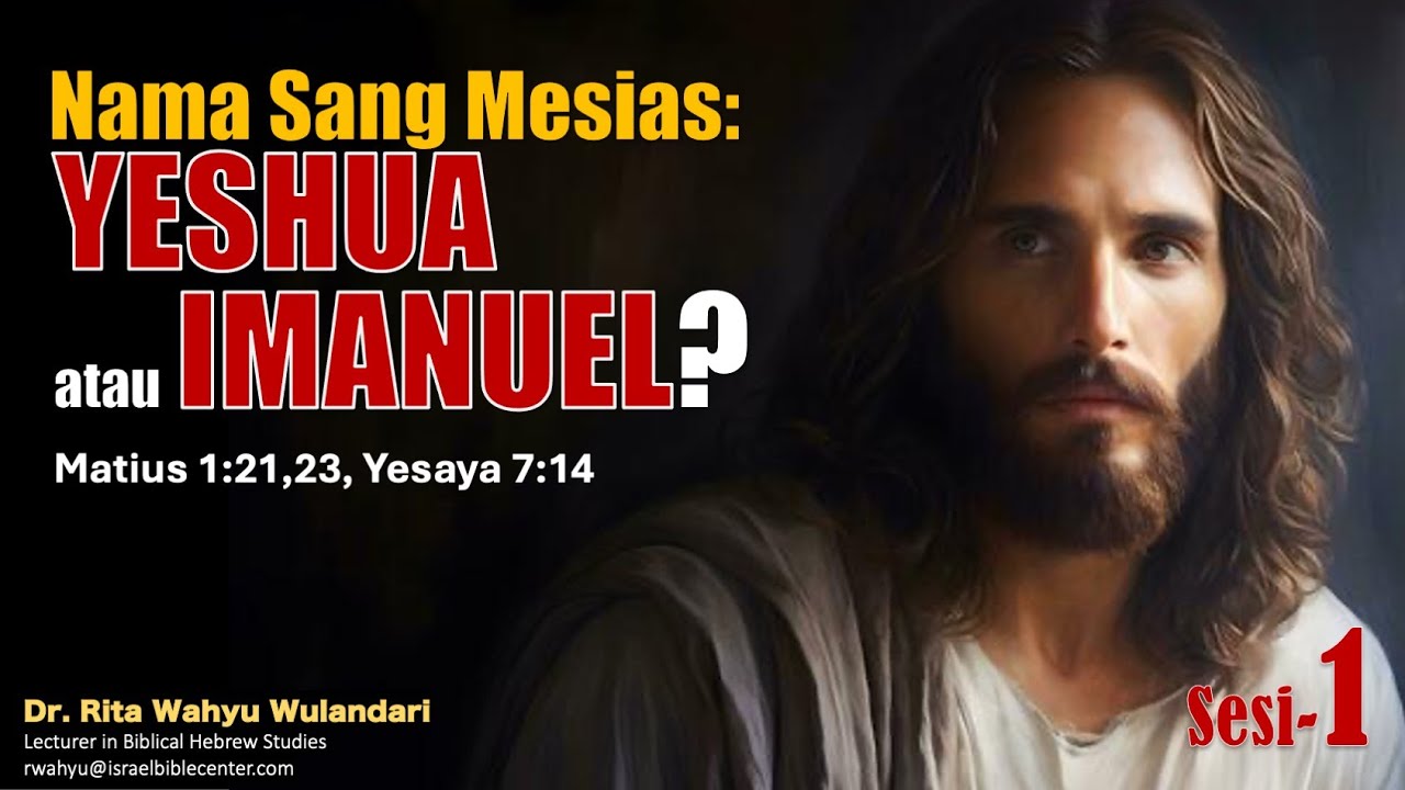 IMANUEL atau YESUS ? - YouTube