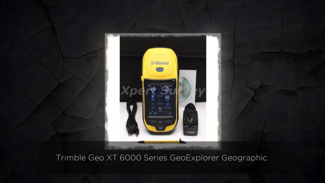 Trimble Geo XT 6000 Series GeoExplorer Geographic Data Colle - YouTube