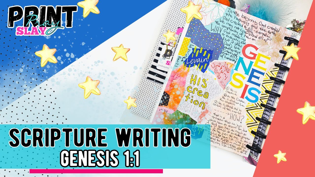 Scripture Writing Genesis 1:1 - YouTube