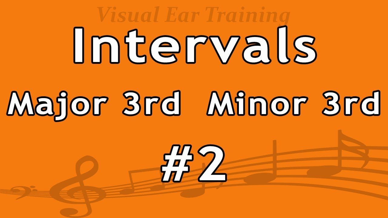 Ear Training Exercise - Intervals: Major 3rd, Minor 3rd #2 - YouTube
