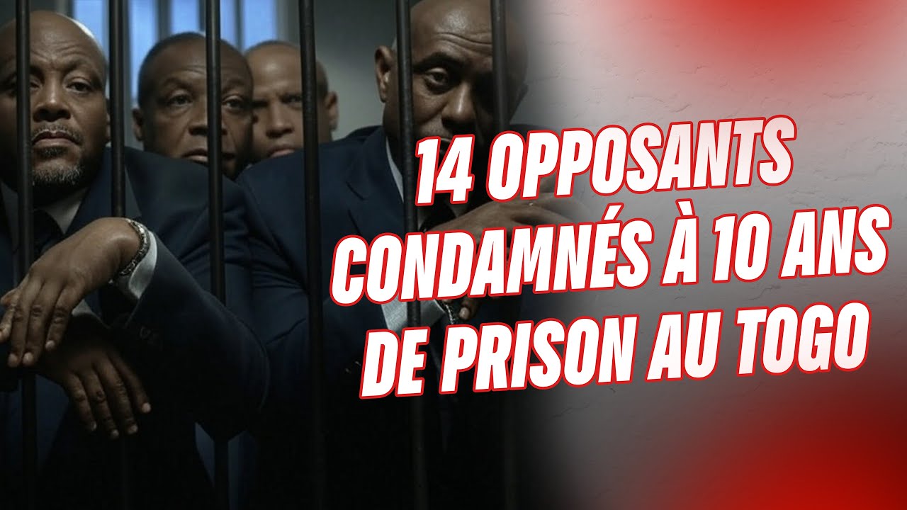 🚔 14 opposants condamnés à 10 ans de prison au Togo - YouTube