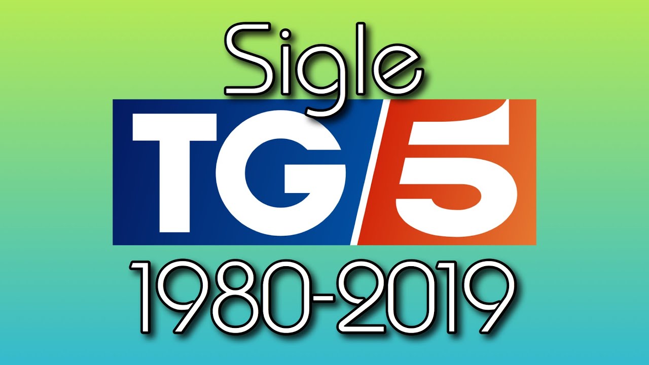 Sigle TG5 1980-2019 - YouTube