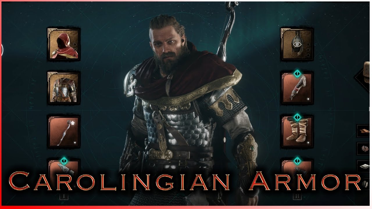 New Armor Carolingian Dynasty Set Assassins Creed Valhalla - YouTube