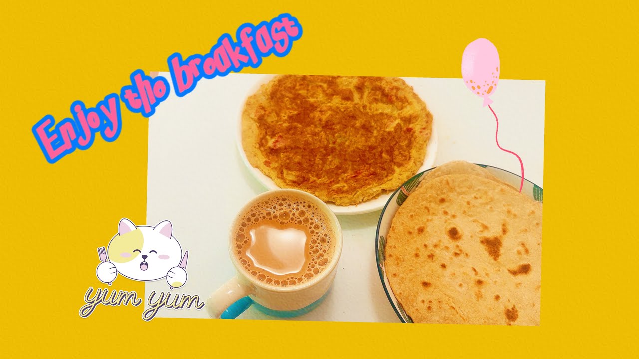 Easy Breakfast | Omelette Roti | Indian Breakfast | Pakistani Breakfast ...