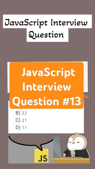 #013 Javascript Interview Questions | Code Tadka #javascriptinterview #es6 #coding - YouTube