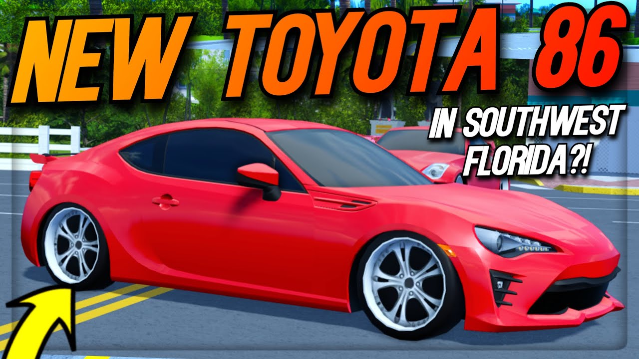 SEEING THE NEW *TOYOTA 86* IN SOUTHWEST FLORIDA ROBLOX! - YouTube