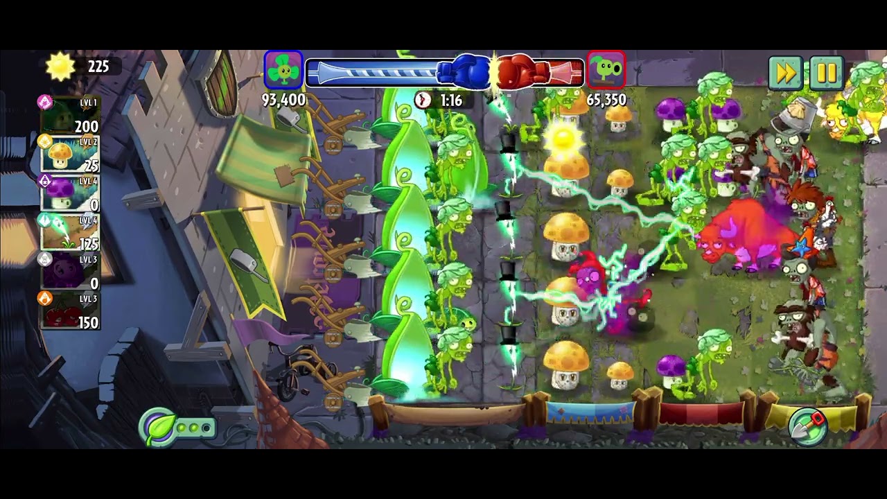PLANTS VS ZOMBIES 2 ARENA 8 EASY WALKTHROUGH - YouTube