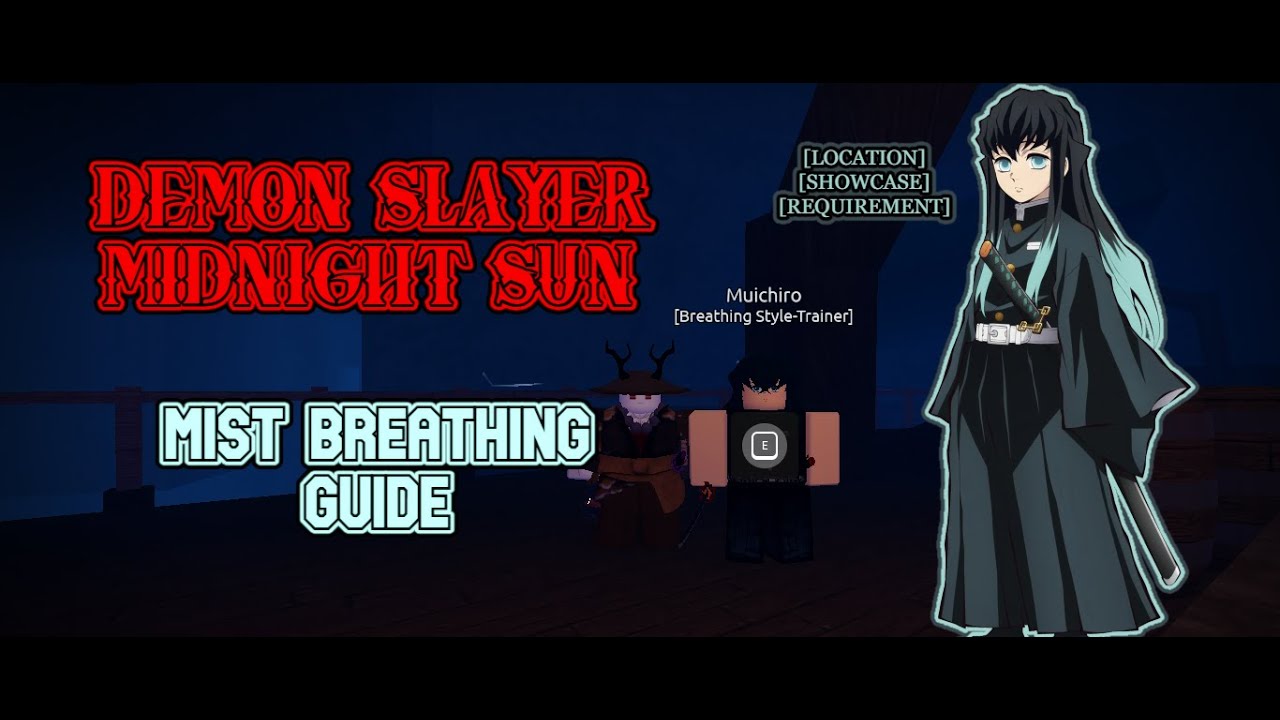 Demon Slayer Midnight Sun | Mist Breathing Guide - YouTube